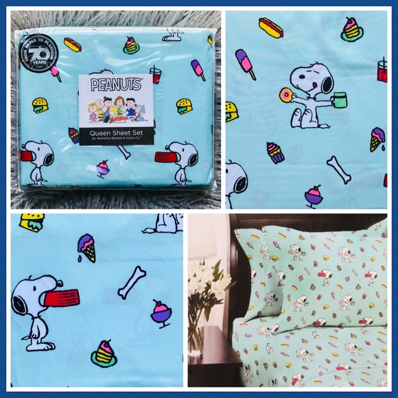 Berkshire | Bedding | Berkshire Peanuts Snoopy Snack Attack Queen ...
